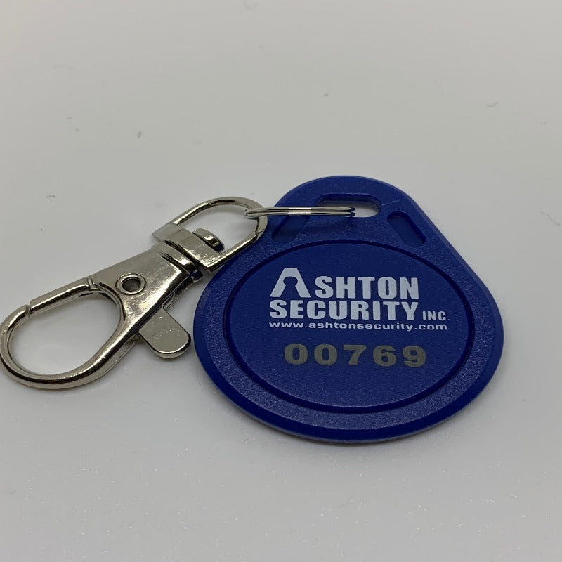 CDVI - BTAG, Proximity Key Fob-Blue Key Ring Badge – Ashton Security Inc.