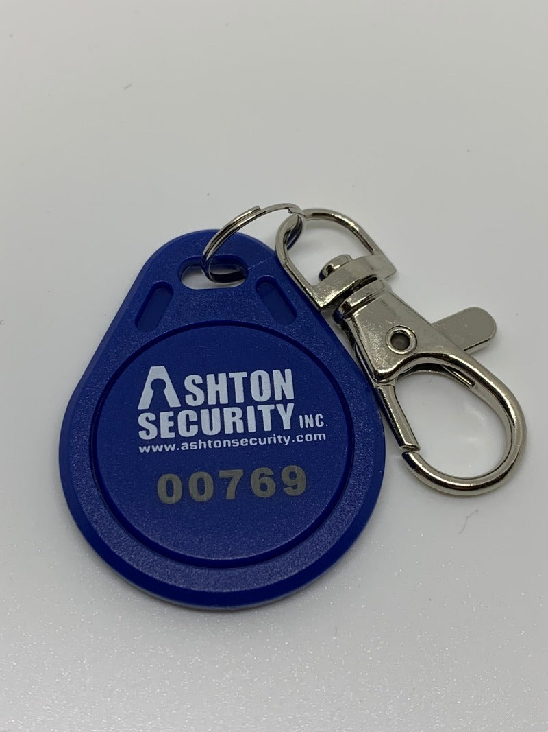 CDVI - BTAG, Proximity Key Fob-Blue Key Ring Badge – Ashton Security Inc.
