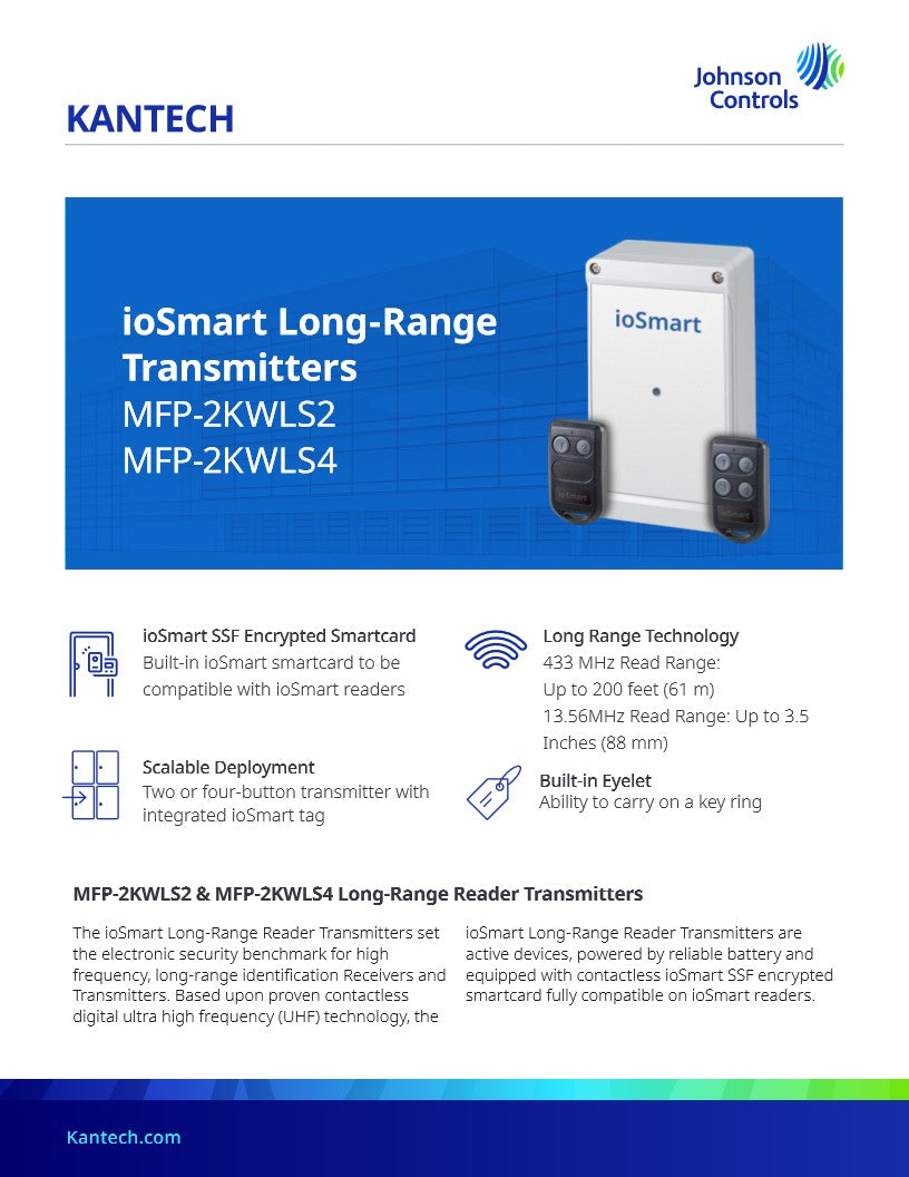 MFP-2KWLS2 KANTECH IOSMART 2 BUTTON – Ashton Security Inc.